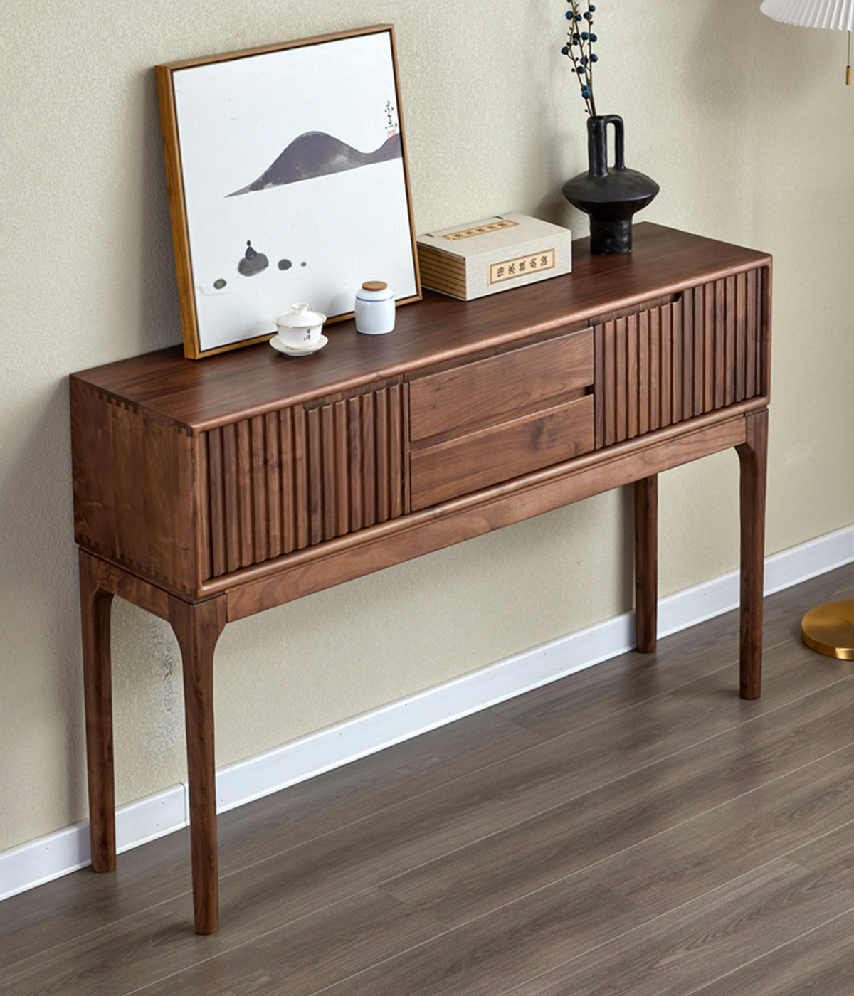 Rite Treasure 39.37" Brown Rectangular Solid Wood Console Table - Wayfair Canada